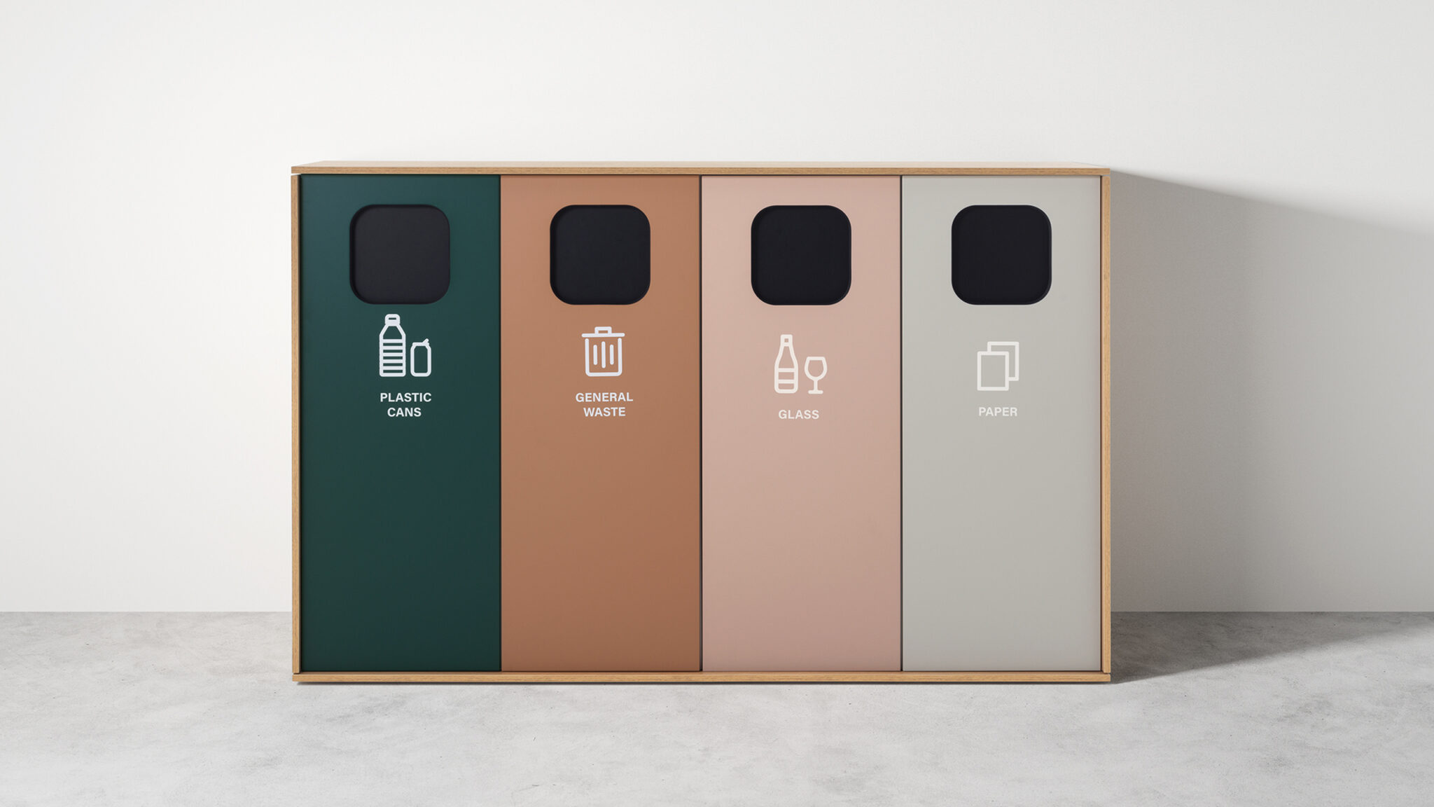 ECOBOX Martex | Cestini per Raccolta Differenziata Eleganti e Modulari